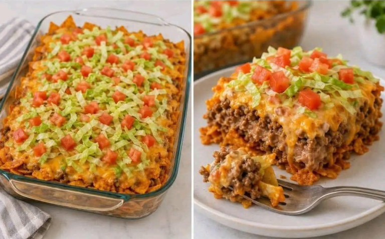 Cheesy Walking Taco Casserole - Recepies